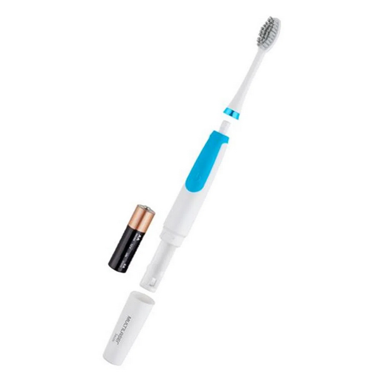 Escova Dental Eletrica Pilha Adulto Vibracional Sônica Multilaser