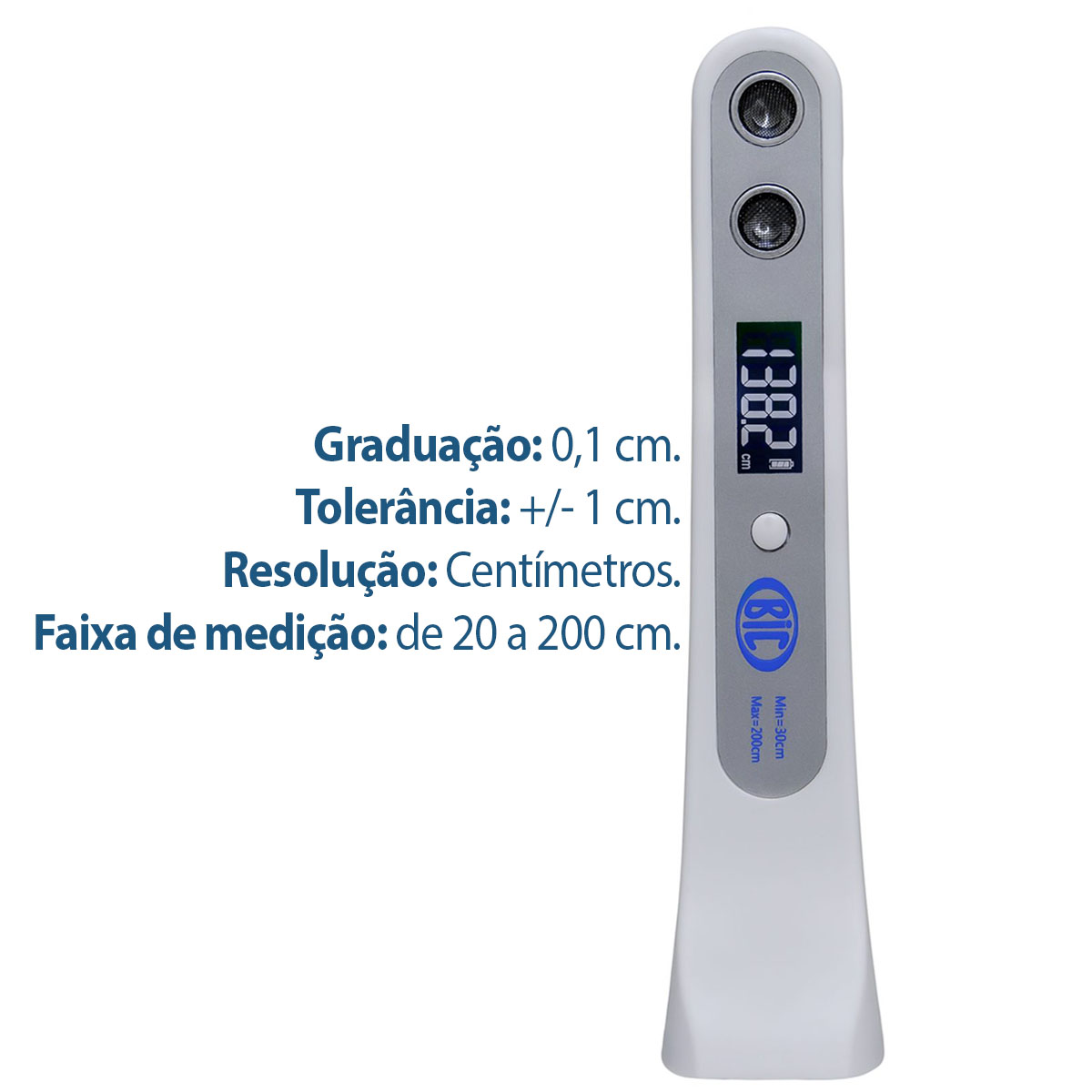 Estadiômetro Digital Portátil Ultrassônico Bic