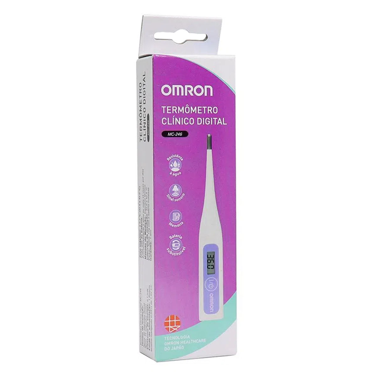 Omron Termômetro Digital Rígido Mc-246 / Compre Aqui - Farmabem