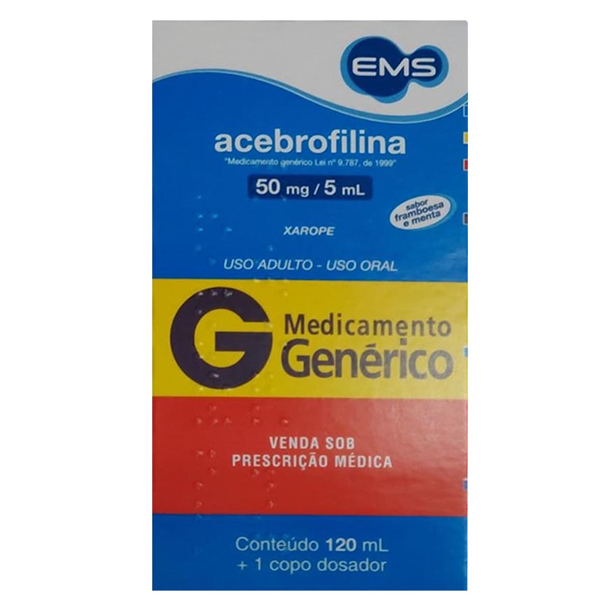 Acebrofilina 50mg/5ml Adulto 120ml / Compre Aqui - farmabem