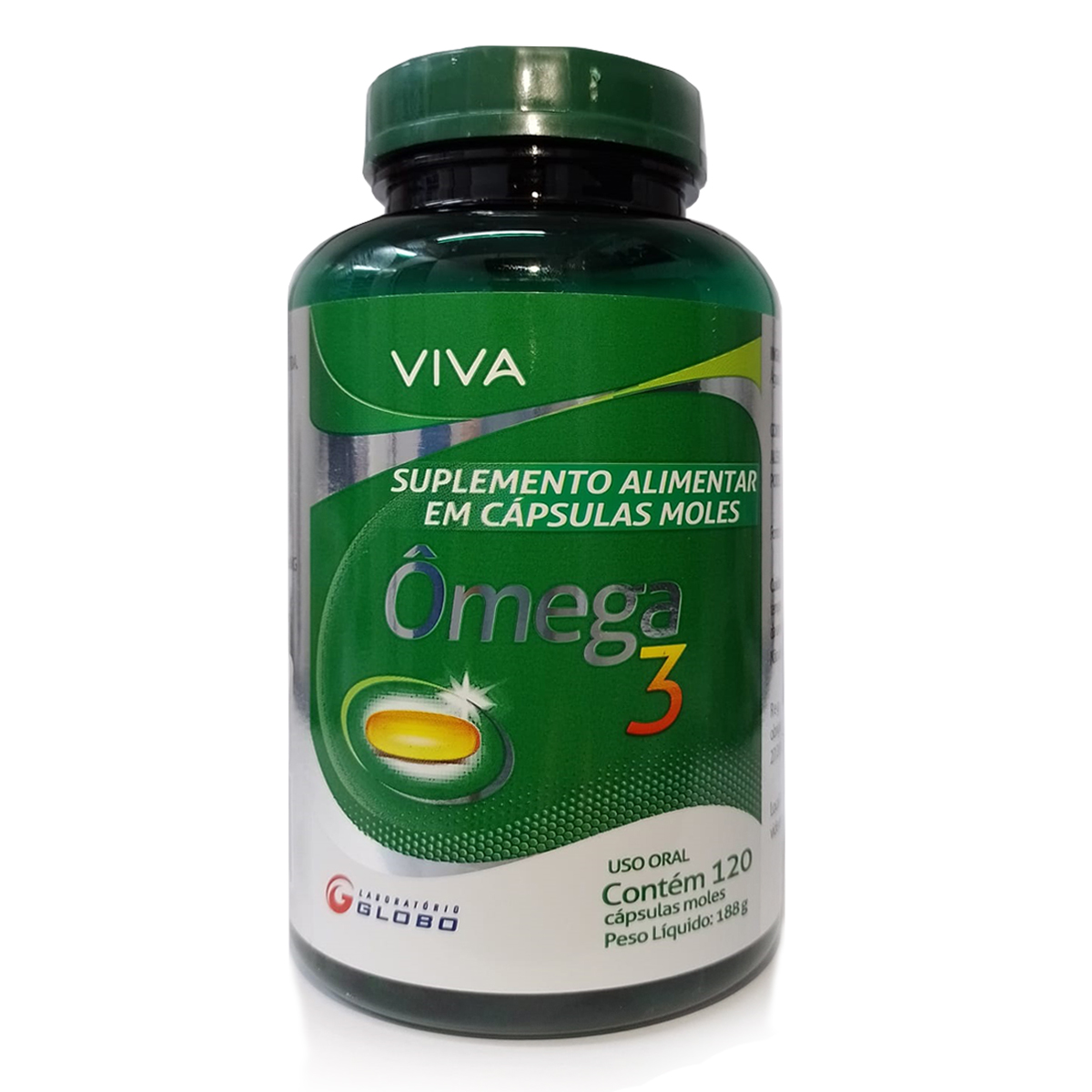 Ômega 3 1G Globo 120 Cápsulas