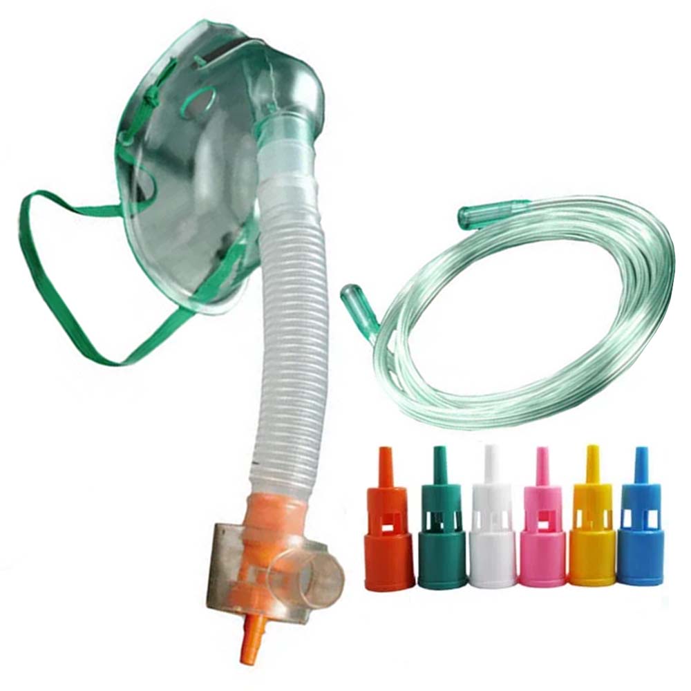 Máscara Venturi Adulto Alongado Foyomed 6 Diluidores