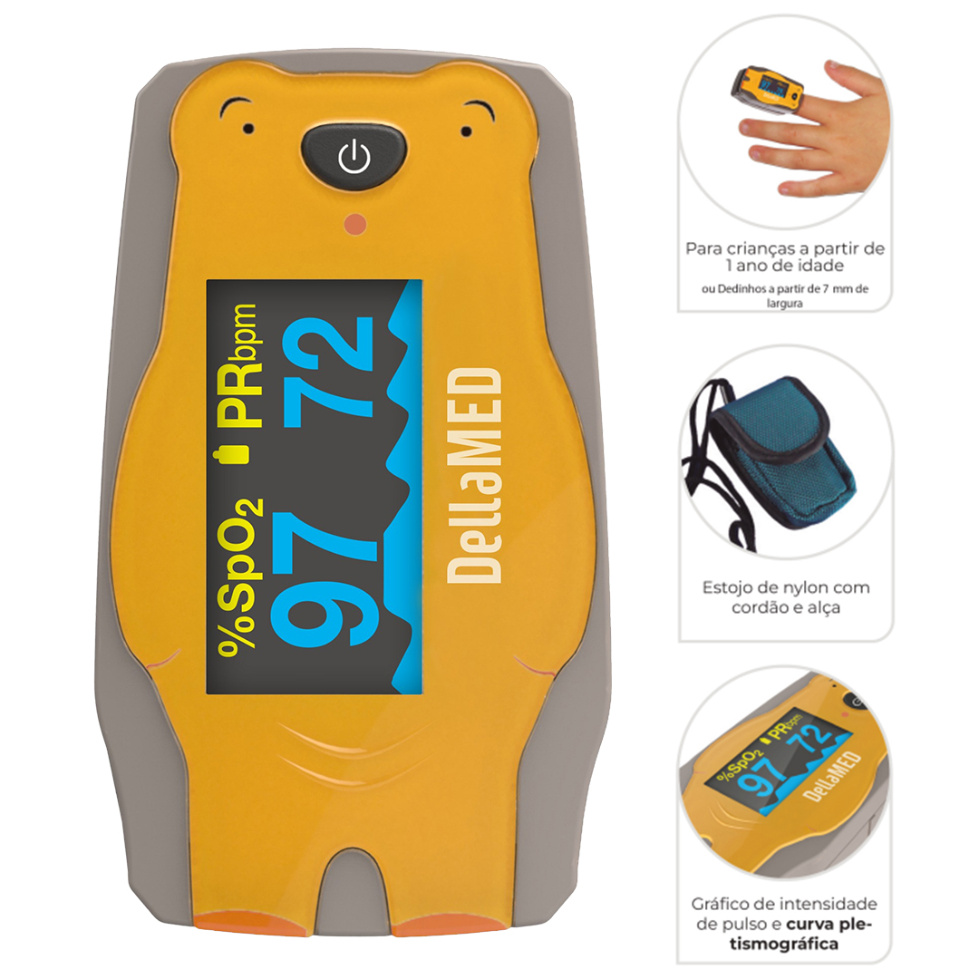 Oxímetro Pediátrico Dellamed MD300C52 / Compre Aqui - Farmabem.