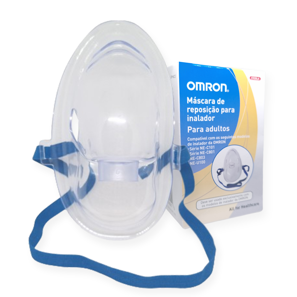 Máscara Adulto Para Nebulizador e Inalador Omron / Compre Aqui - Farmabem
