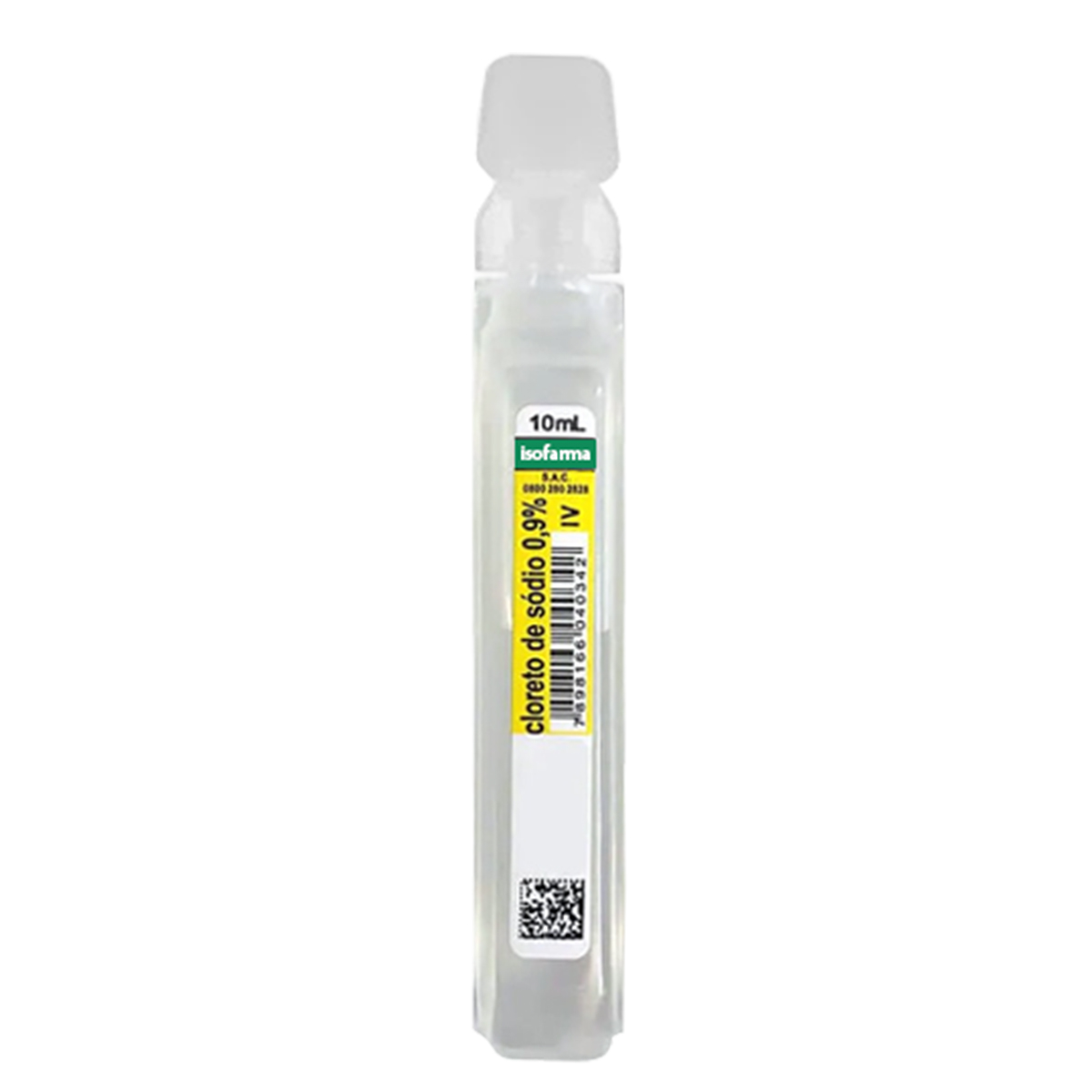 Soro Fisiologico 0,9% Ampola 10 mL Isofarma
