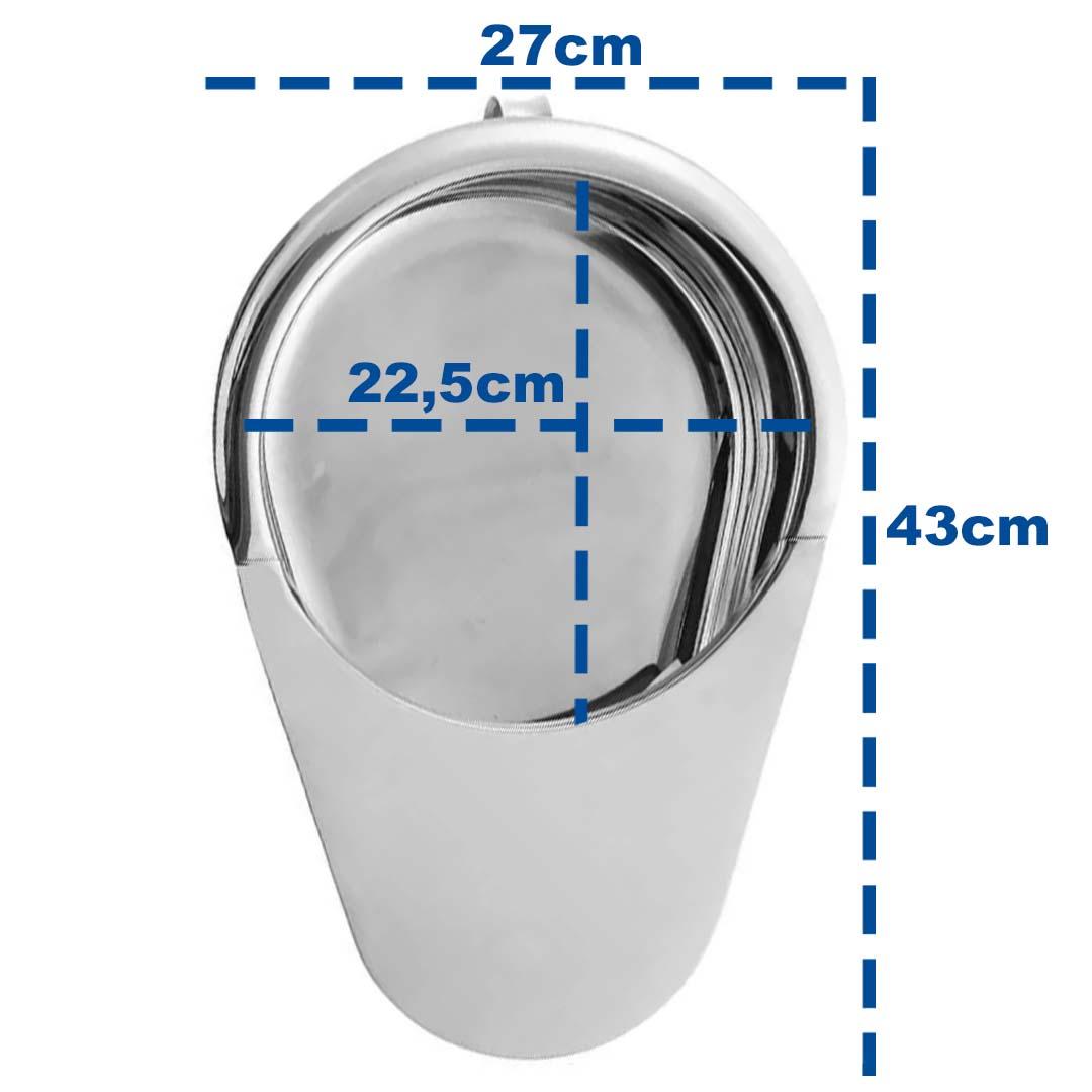 Comadre Pa Marcato Inox 40cm X 30cm Capacidade 3,5l / Compre Aqui - Fa
