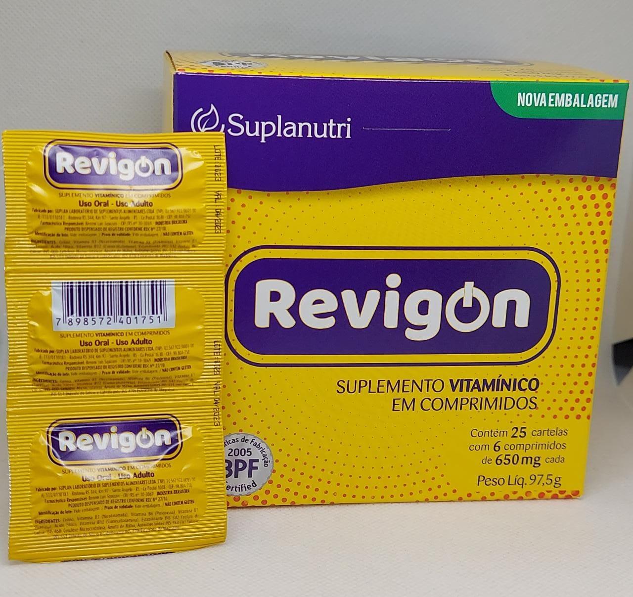 Revigon 650MG 25 CARTELA DE 6 COMP. CADA / Compre aqui na Farmabem.